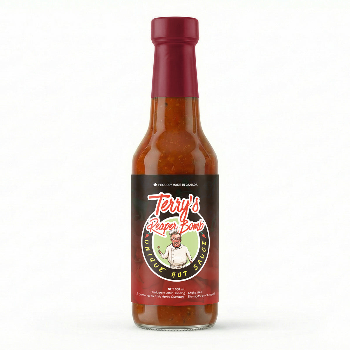Terry's Reaper Bomb Unique Hot Sauce (300ml) – Terry's Hot Sauce